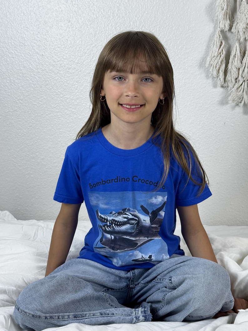 Bombardino Crocodilo Kids T-shirt, Roblox Tee Shirt for Kids ...