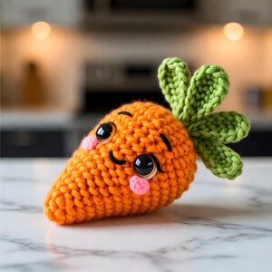 Amigurumi Carrot Crochet Pattern PDF | Cute Small Plush Toy | Beginner ...