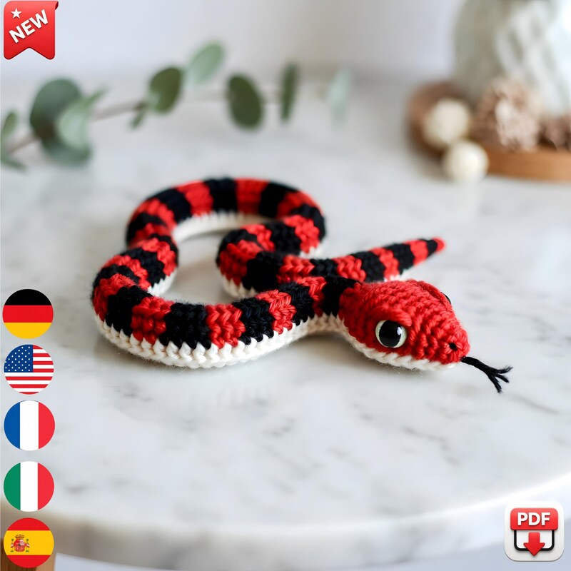 Coral Snake - Etsy