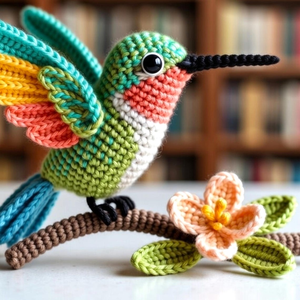 Amigurumi Hummingbird Crochet Pattern PDF | Cute Small Plush Toy ...