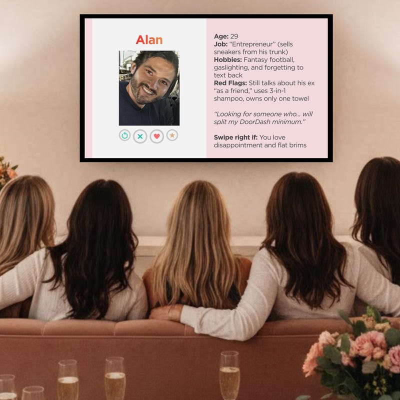 Tinder Party Game Template - Etsy