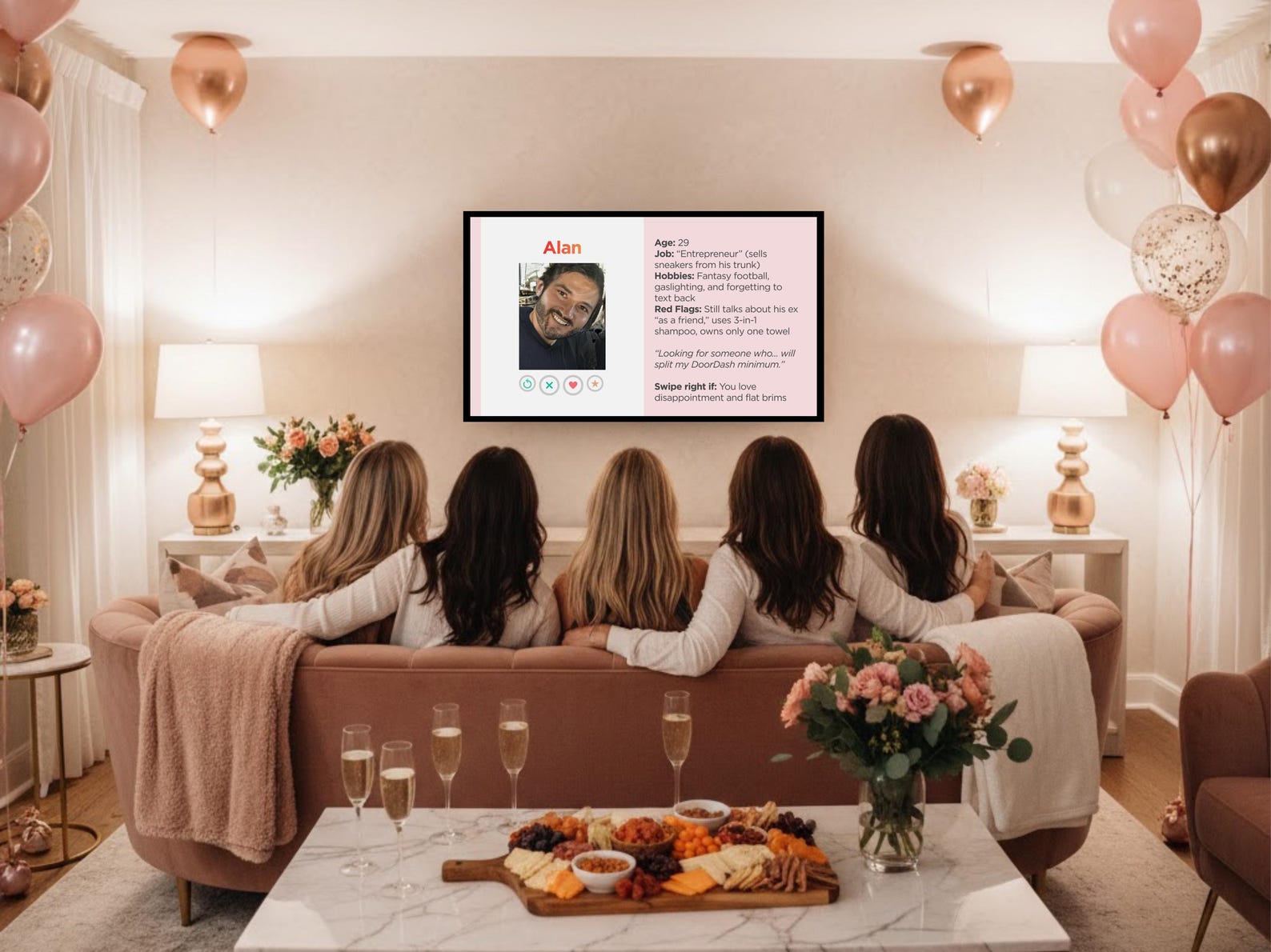 Tinder Bachelorette Gender Swap Game Template | Funny Swipe Right Game ...