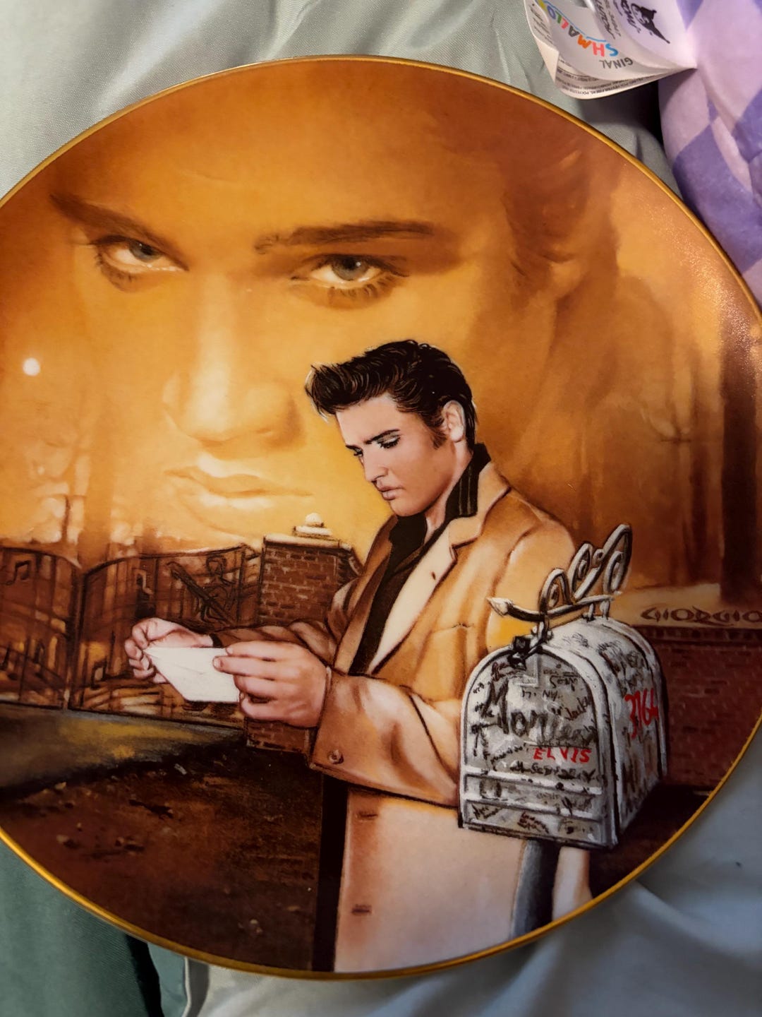Elvis Presley Delphi Collectible Plate Return to Sender, She Sent My ...