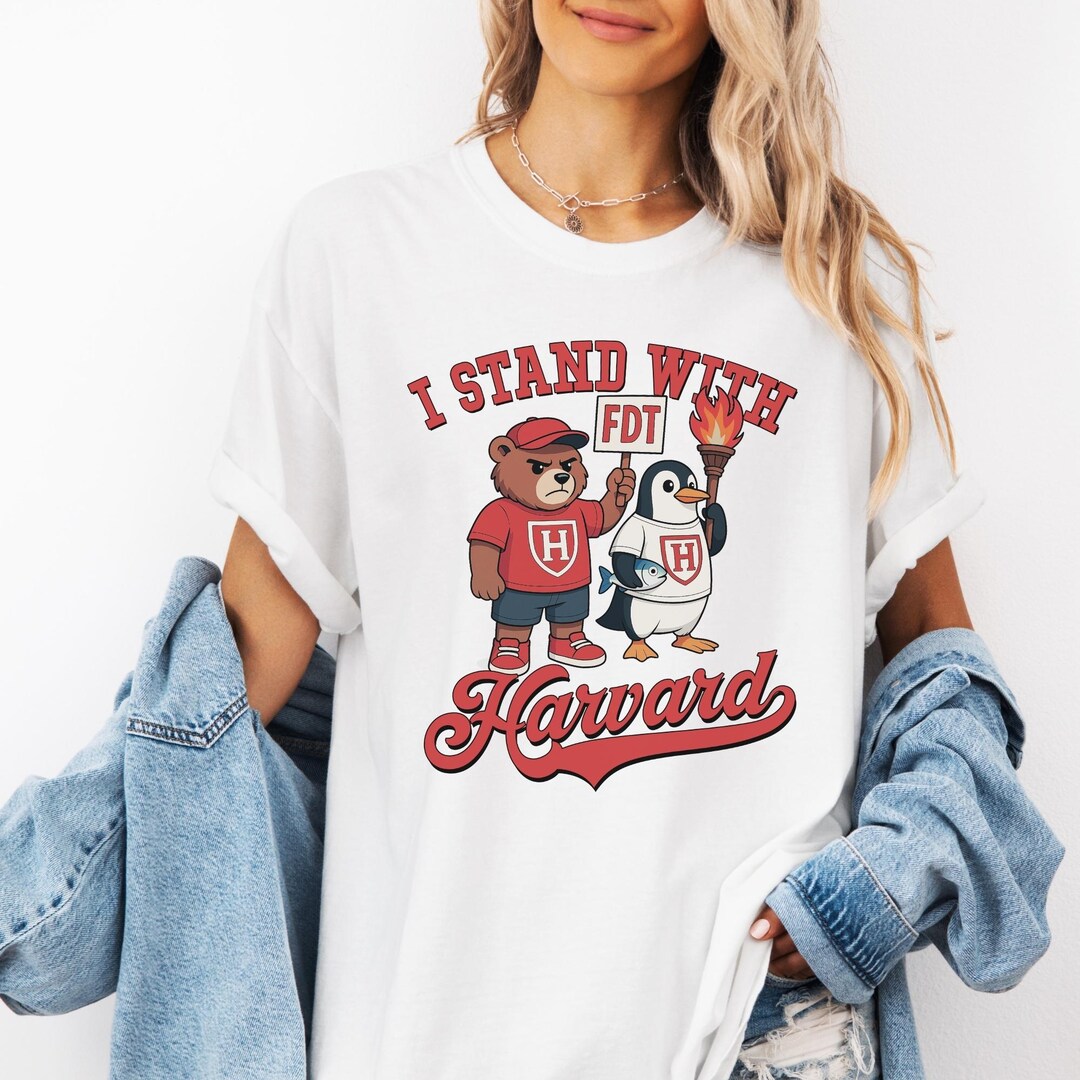 I Stand With Harvard T Shirt, Resist Bear Penguin Shirt, Anti Trump ...