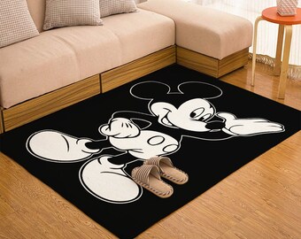 Mickey Mouse Rug - Etsy