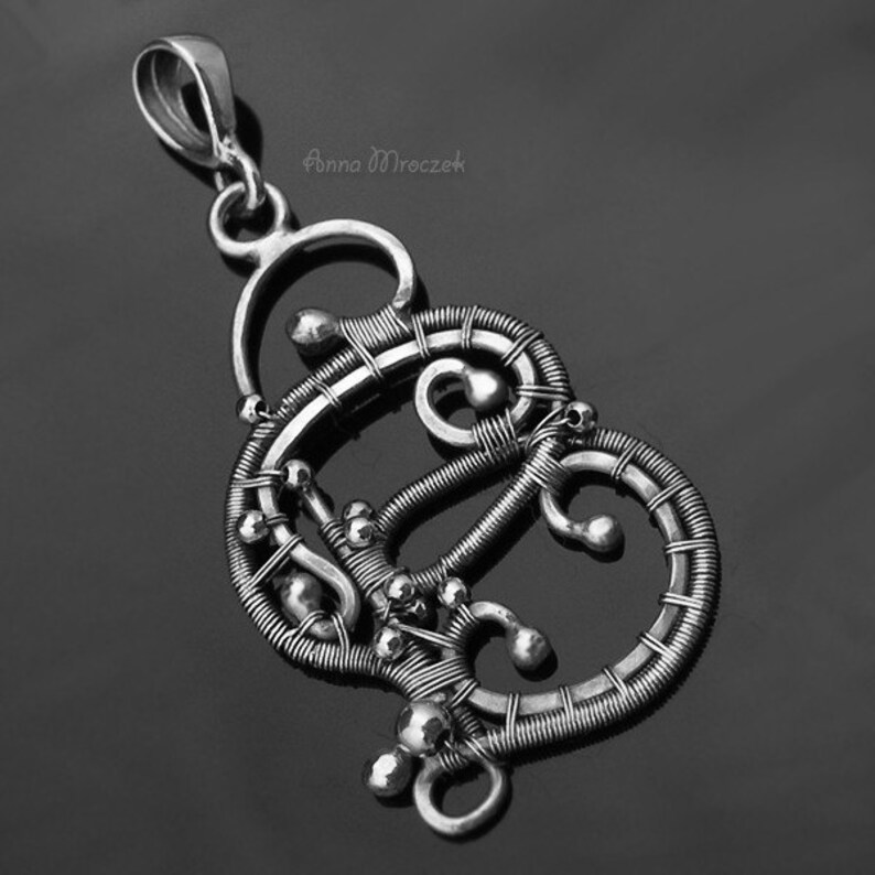 B LIKE BARBARA Wire Wrapped Pendant Alphabet Letter - Etsy