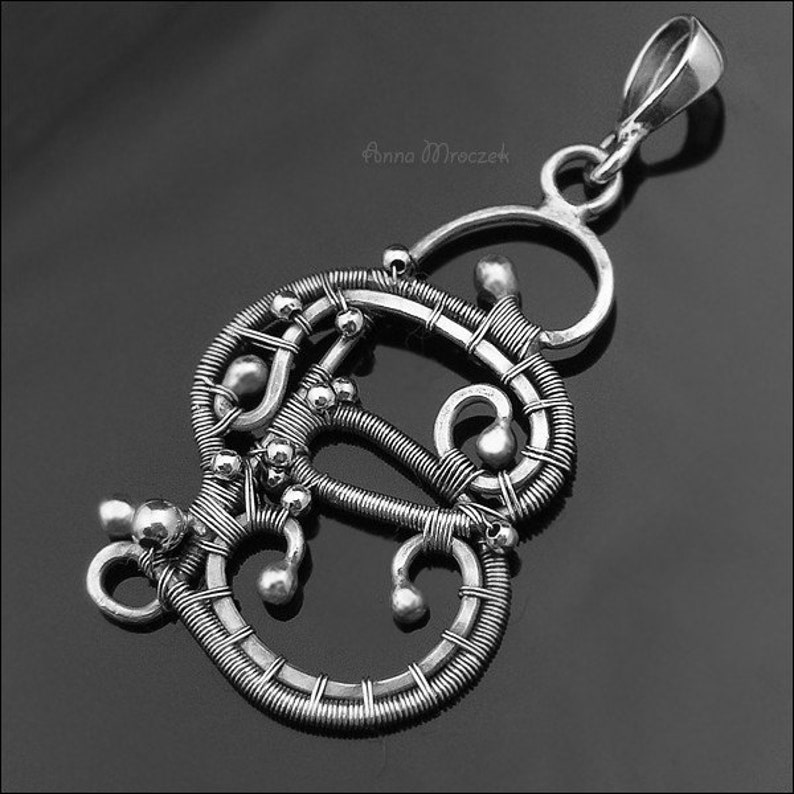 B LIKE BARBARA Wire Wrapped Pendant Alphabet Letter - Etsy