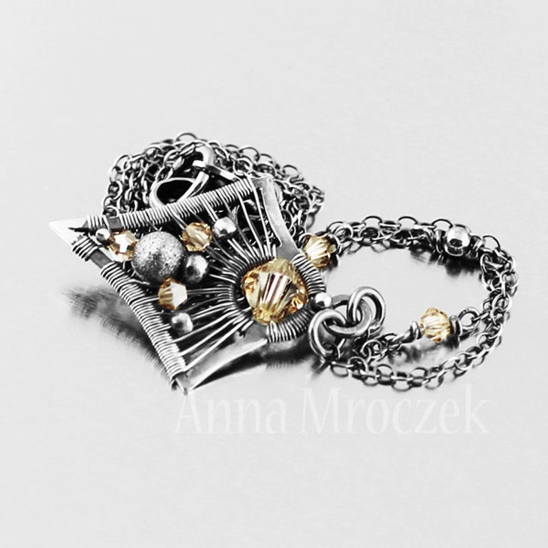 THE VAMPIRE DIARIES Wire Wrapped Necklace, Wire-wrapping, Handmade ...