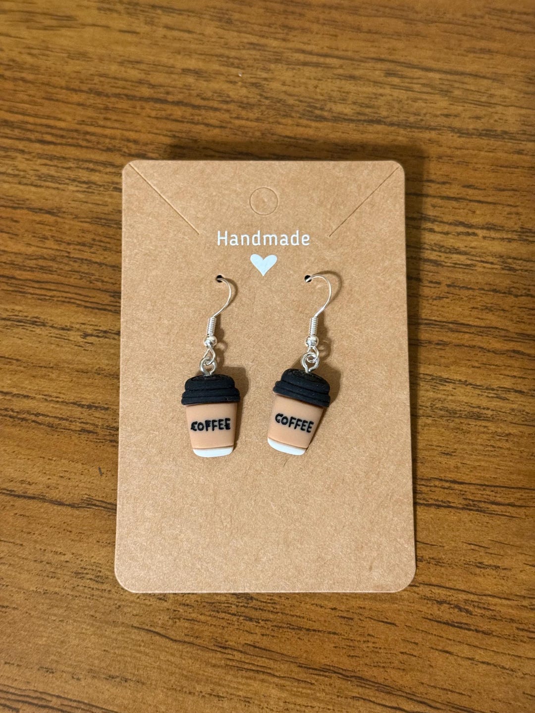 Coffee Cup Earrings | Cute Handmade Dangle Earrings | Barista Gift ...