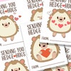 Cute Hedgehog Valentine, Printable Valentine Card, Hedgehug, Classroom ...