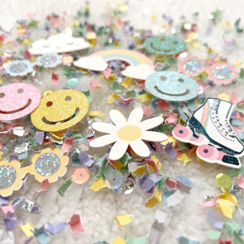 Groovy Party Supplies Hippie Retro Party Pastel Rainbow - Etsy