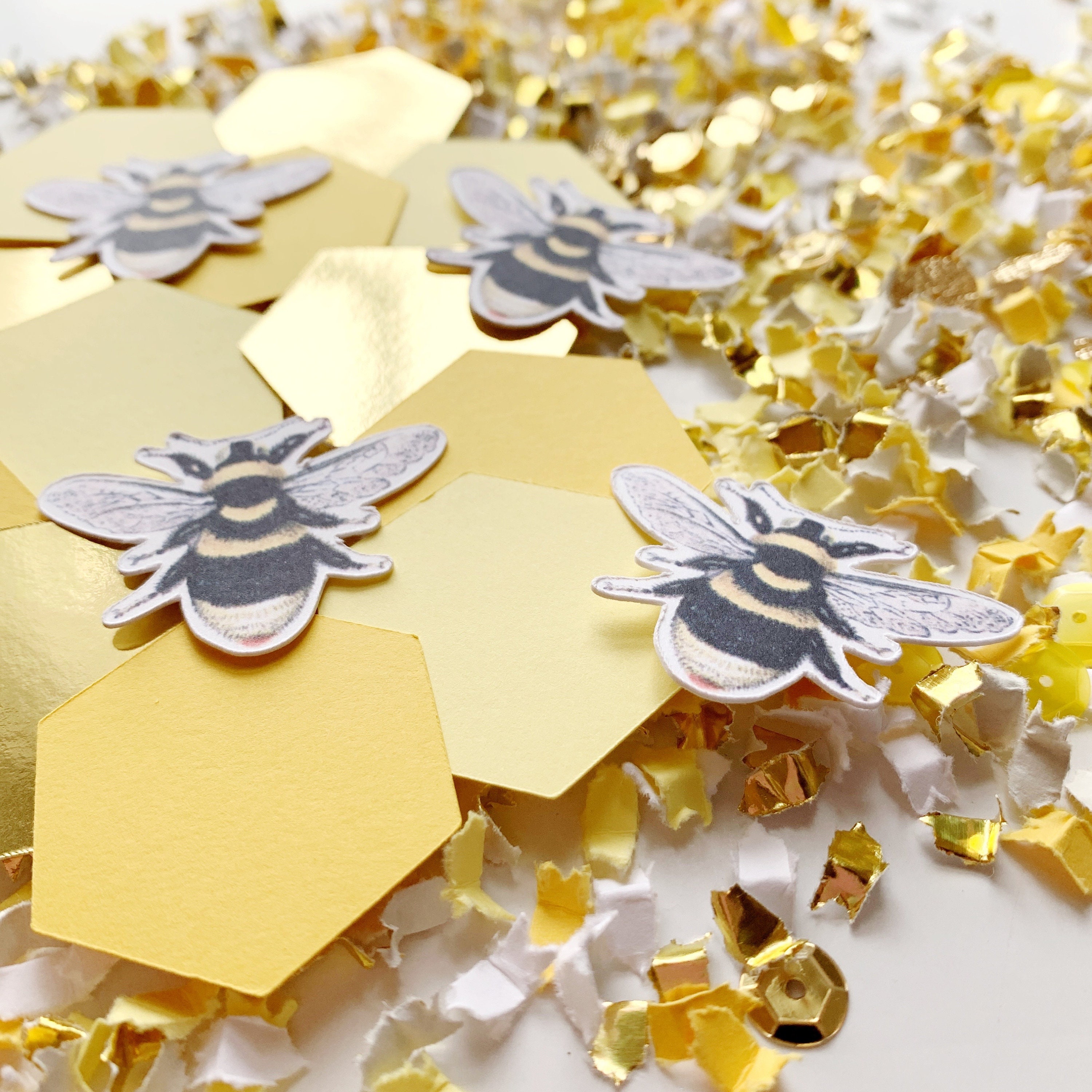 Meant to Bee Bridal Shower Confetti Bride to Bee | Etsy