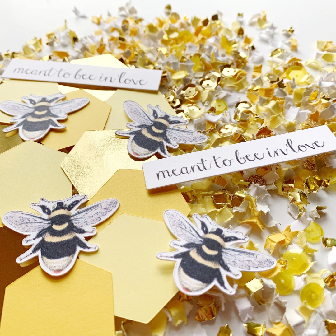 Meant to Bee, Bridal Shower, Confetti, Bride to Bee, Decorations, Bride ...