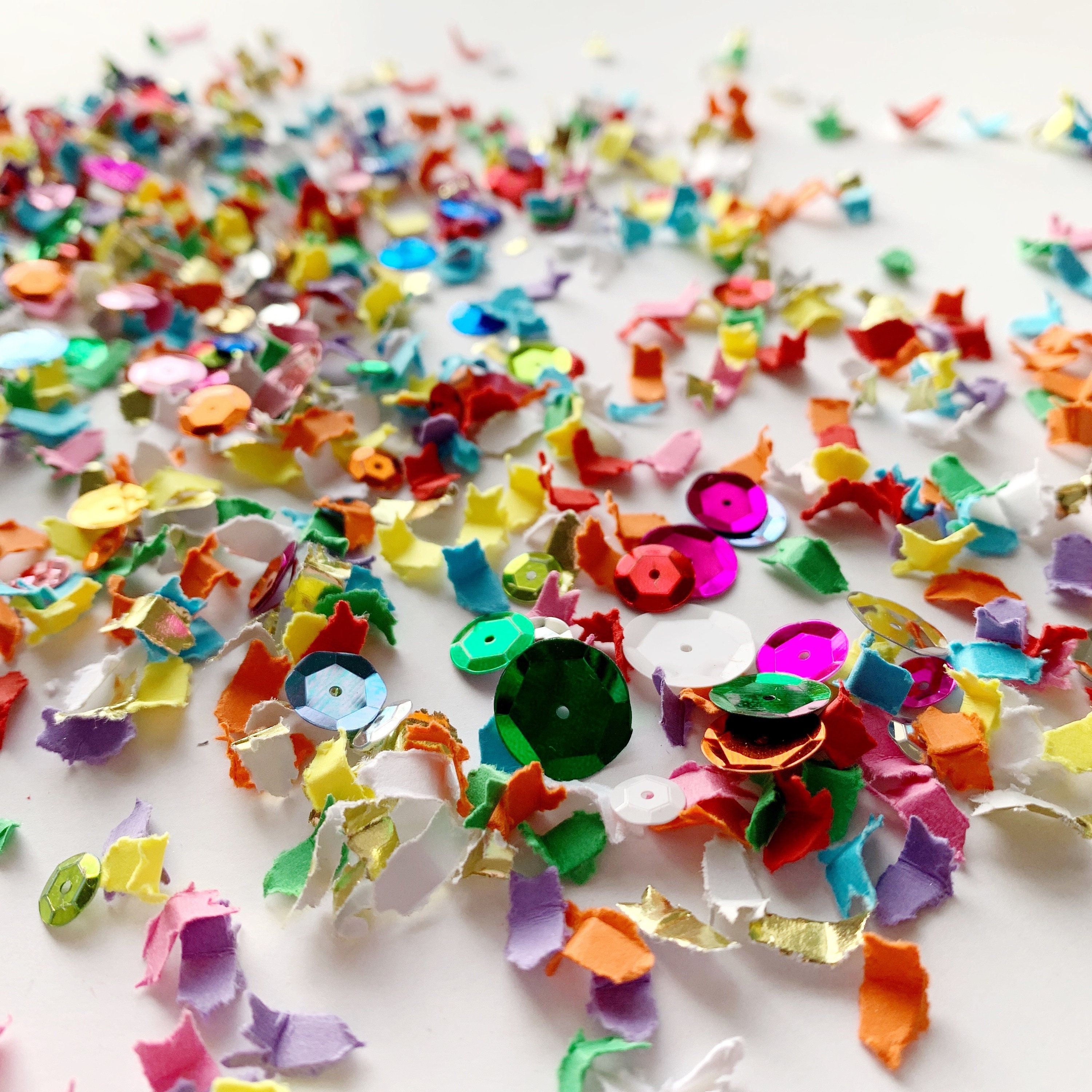Bright Rainbow Confetti, Rainbow Birthday Party Decorations, Confetti ...