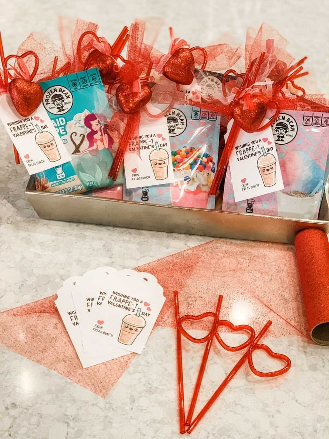 Valentine Printable Gift Tags Coffee Gift Tags Frappe - Etsy