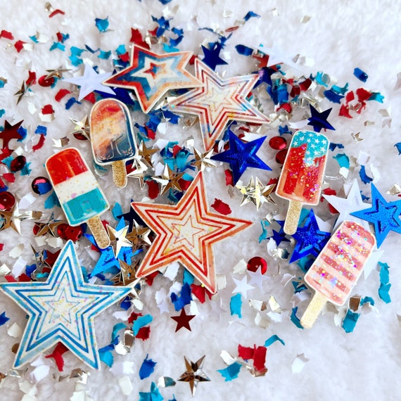 4th of July Confetti, Fourth of July Party Decor, American Confetti ...