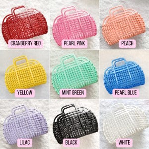 Retro Jelly Bag, Holiday Gift Basket, Easter Basket Ideas, Large Retro ...