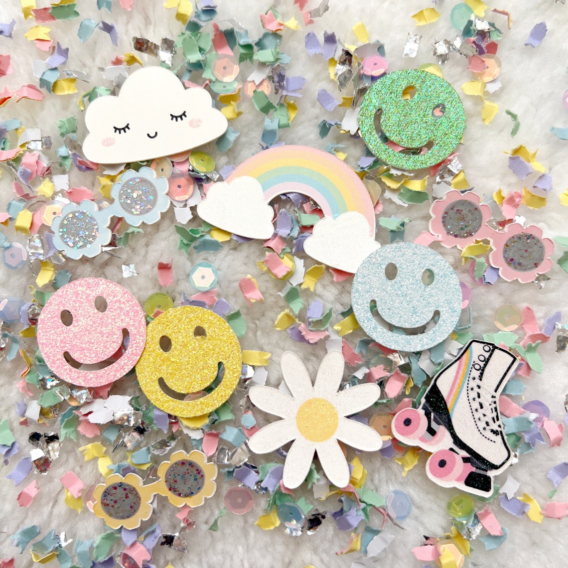 Groovy Party Supplies Hippie Retro Party Pastel Rainbow - Etsy