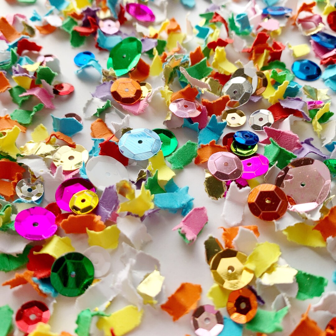 Bright Rainbow Confetti, Rainbow Birthday Party Decorations, Confetti ...