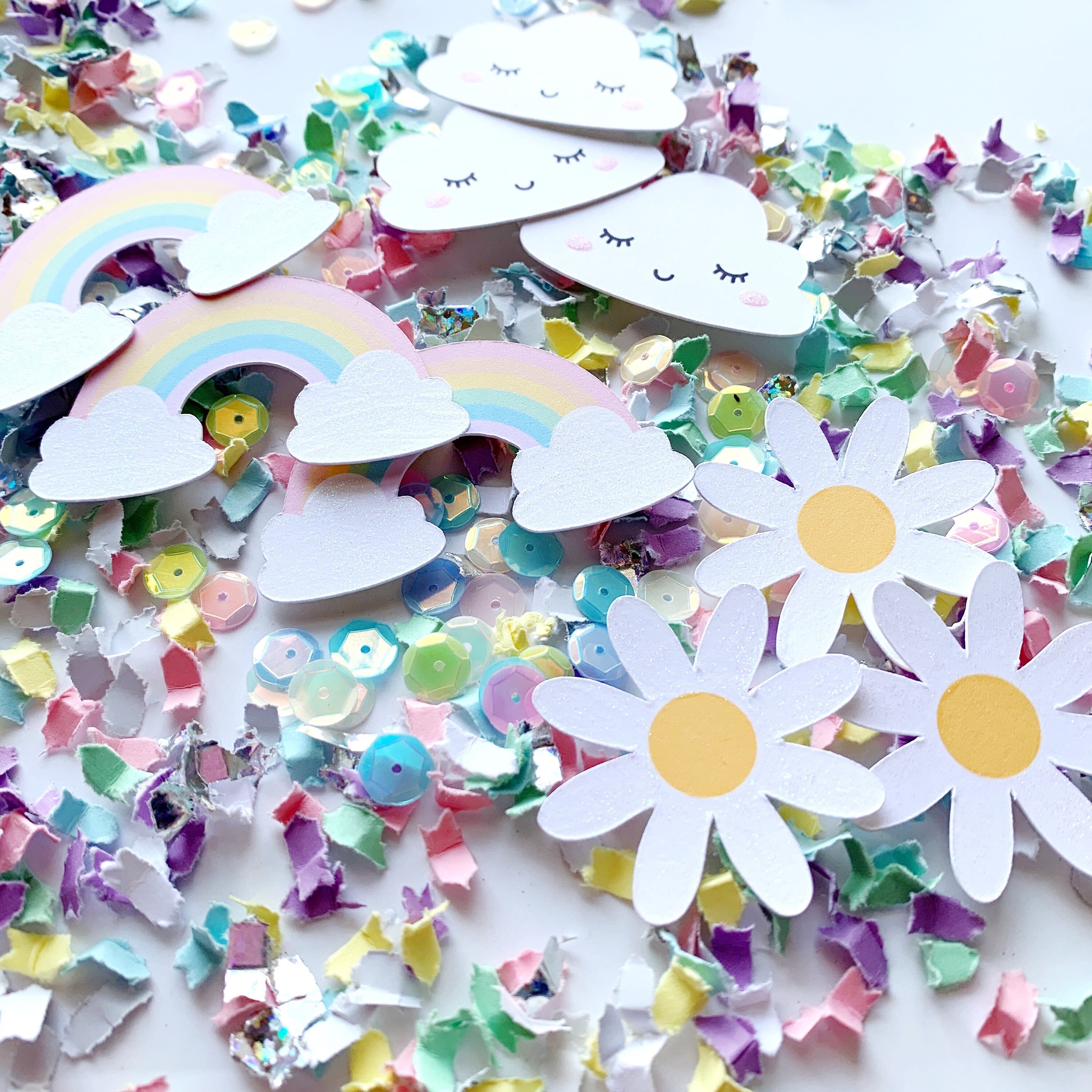 Pastel Rainbow Confetti