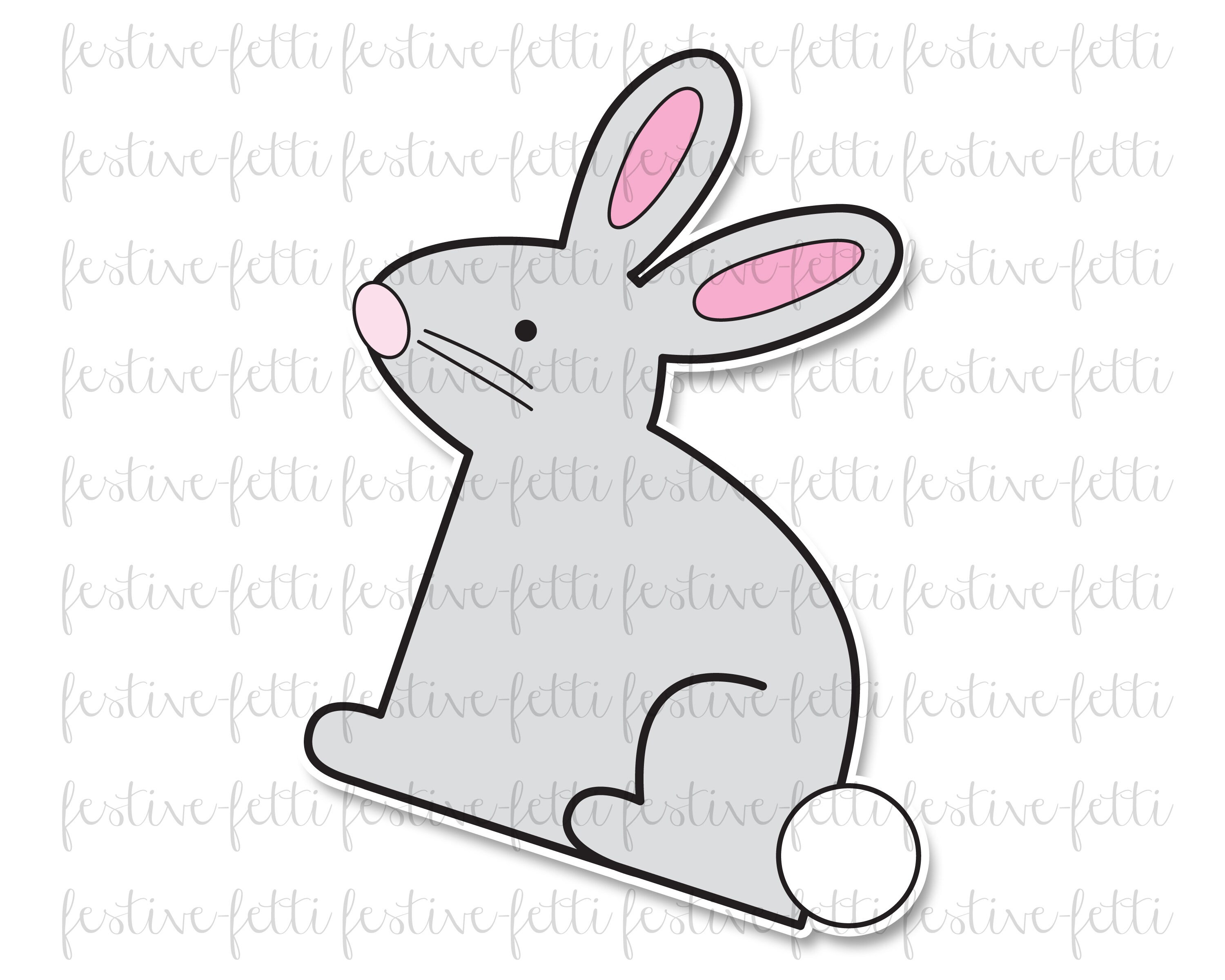 Easter Bunny Clip Art, Rabbit Clipart, Chocolate Bunny, PNG, EPS ...