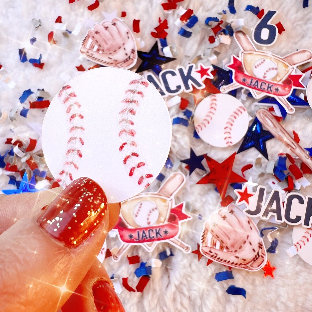 Baseball Confetti, Baseball Birthday Party Decor, Baseball Mom Gift ...