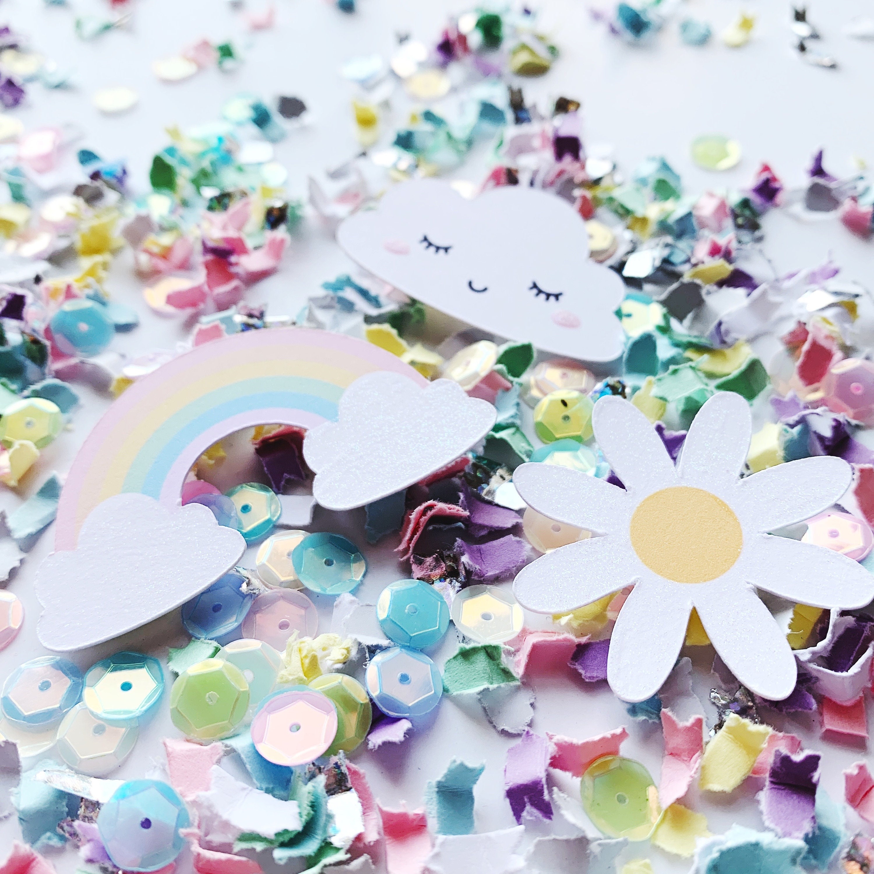 Pastel Rainbow Confetti