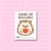 Cute Hedgehog Valentine, Printable Valentine Card, Hedgehug, Classroom ...