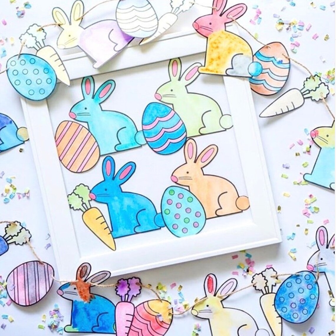 15 Festive Fetti Coloring Pages Kids Coloring Crafts Summer - Etsy