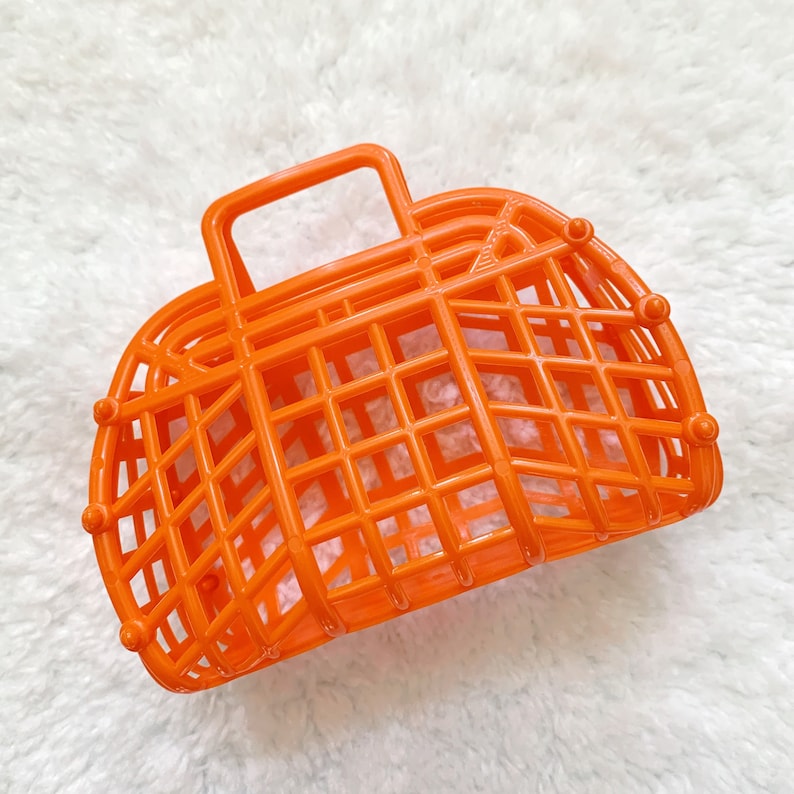 Mini Halloween Boo Baskets, Trick or Treat Bags, Mini Plastic Jelly ...