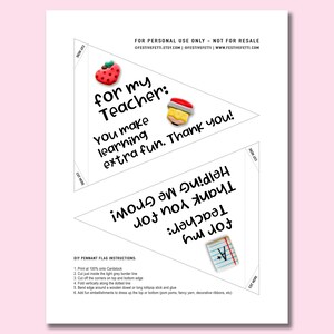 End of Year Teacher Gift, Teacher Appreciation Gift, Thank You for ...