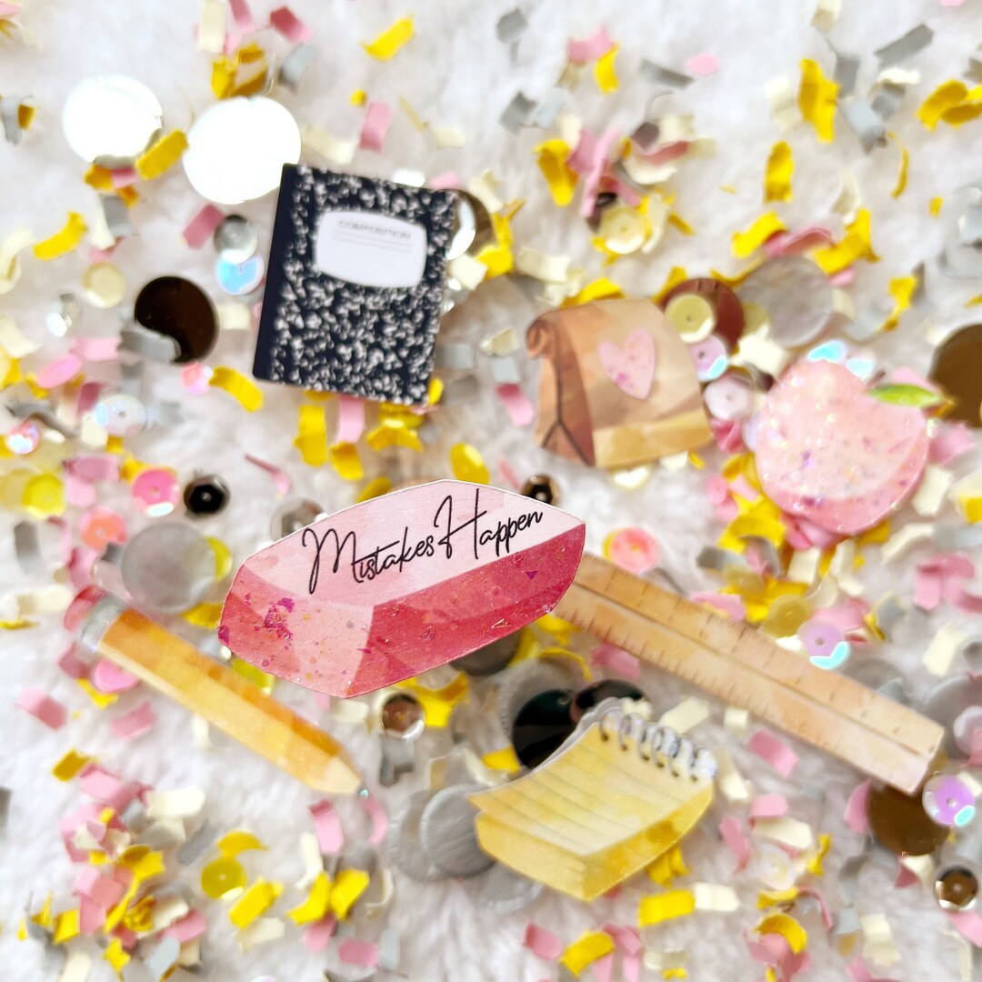 School Pencil Confetti, End of School Year Confetti, Yellow Pencil ...