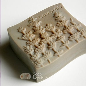 Lavender Silicone Soap Mold / Candle Mold - Etsy