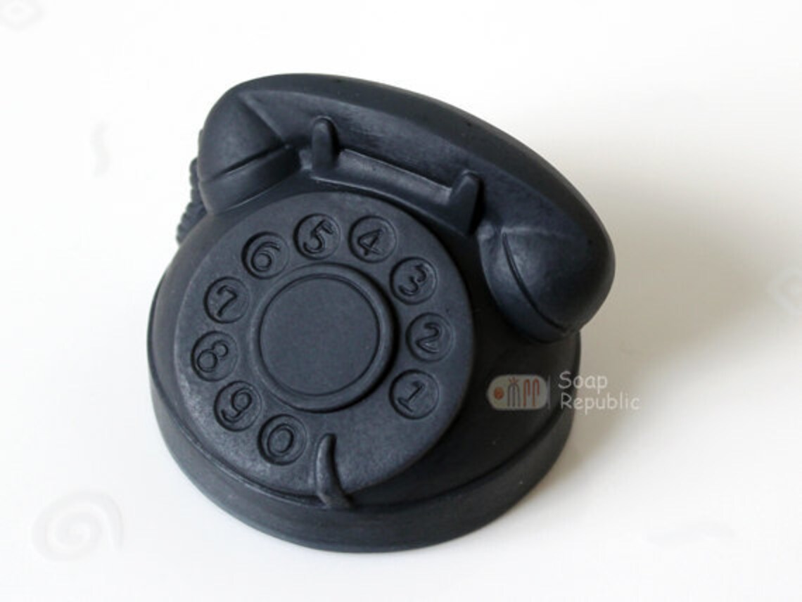 Vintage Telephone Silicone Soap Mold / Candle Mold | Etsy