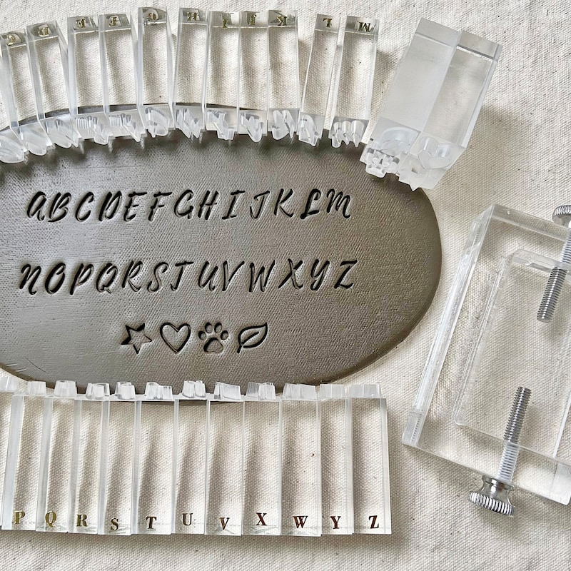 Fondant Alphabet Stamp - Etsy