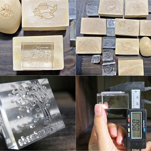 Windswept Tree / 100% Handmade + Tree Acrylic Soap Stamp/cookie Stamp ...