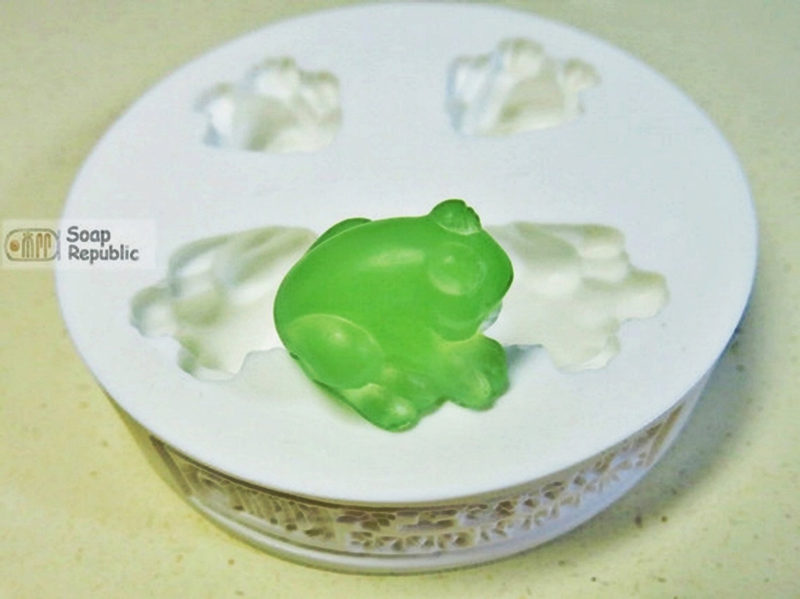 Frog 1-cavity / Mini Frog 4-cavity Silicone Soap Mold / | Etsy