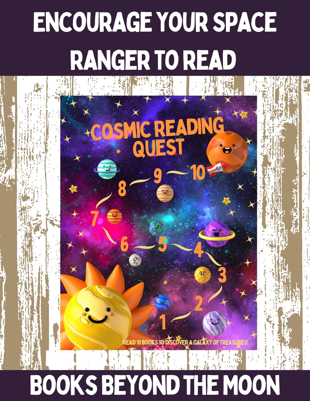 The Cosmic Reading Quest Chart Read 10 Books to Unlock Your Space ...