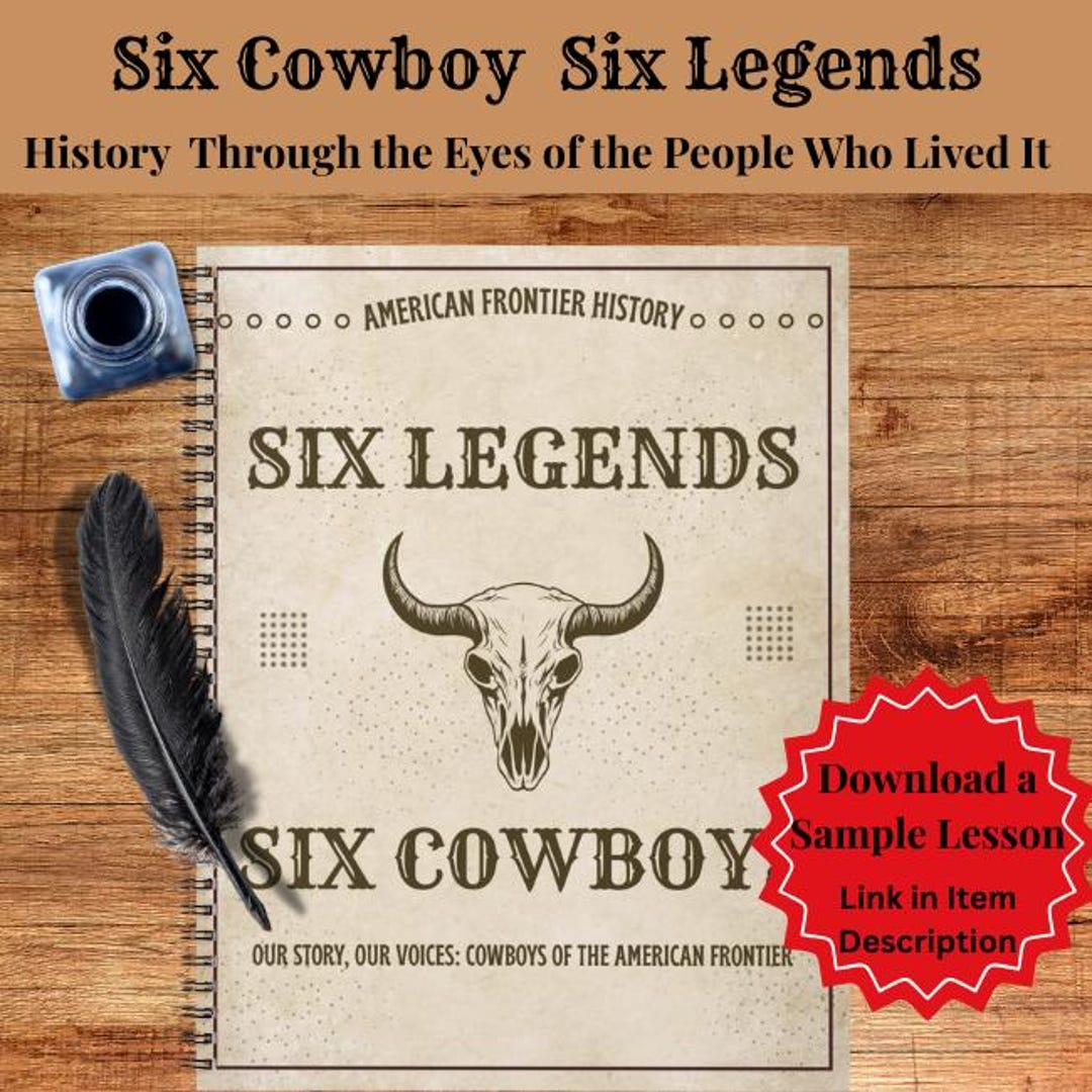 Six Cowboys Six Legends | Wild West History Stories for Kids ...