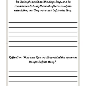 The Life of Esther Copywork | KJV Bible Verses for Girls | Cursive ...