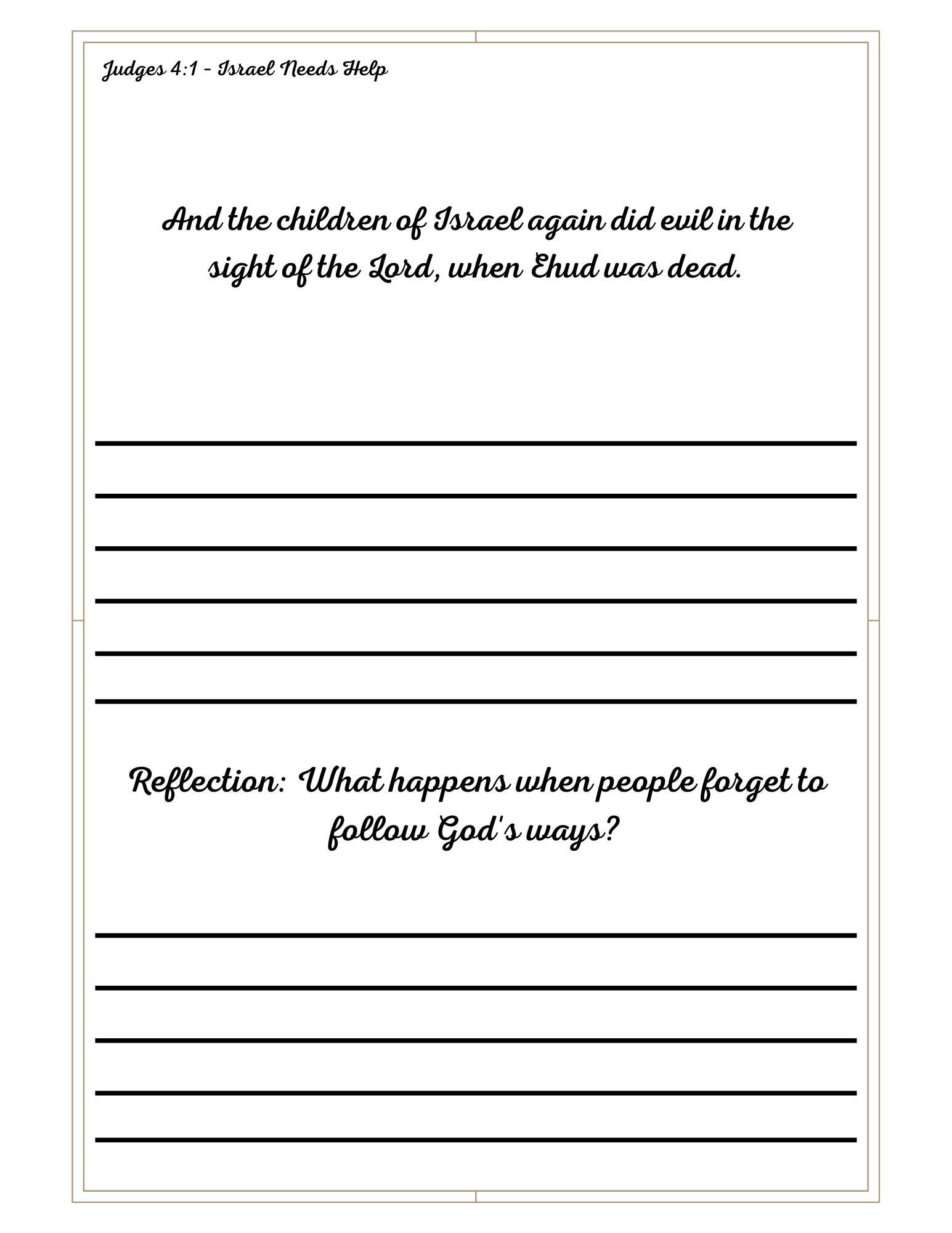 Deborah KJV Copywork: Cursive Scripture Writing Plan for Girls (digital ...