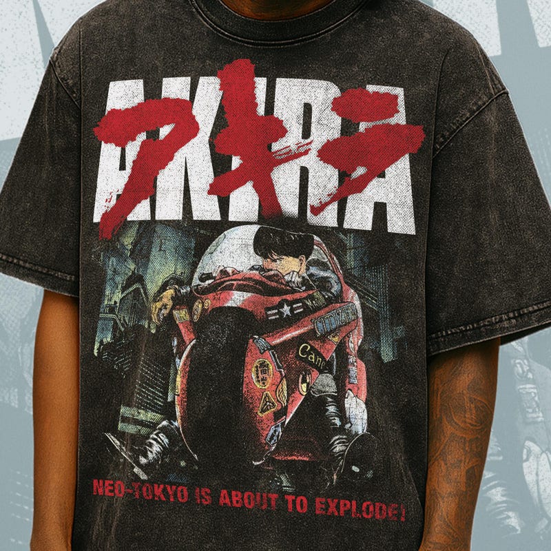 Tshirt Vintage Akira - Etsy