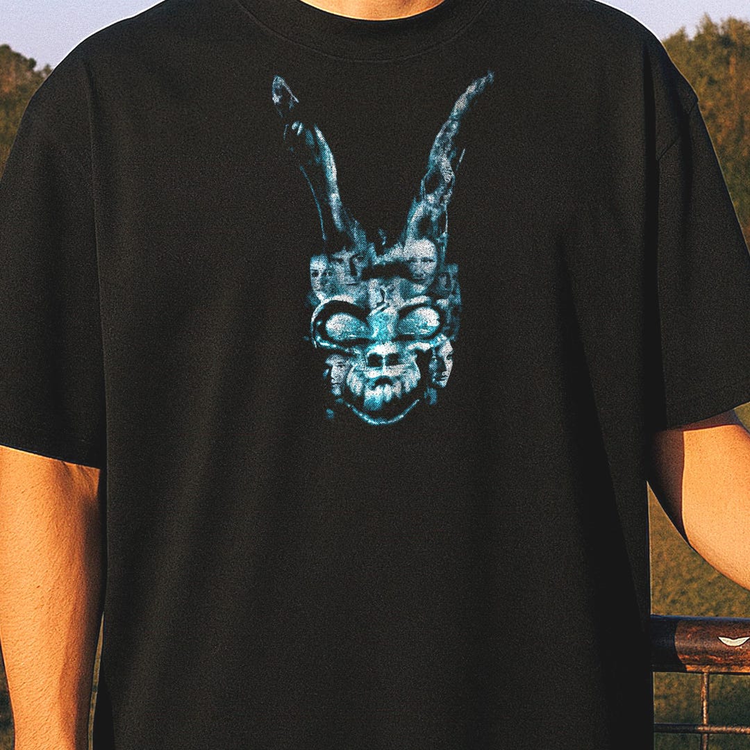 Donnie Darko Tshirt – Vintage Frank the Bunny Graphic Tee, Cult Movie ...