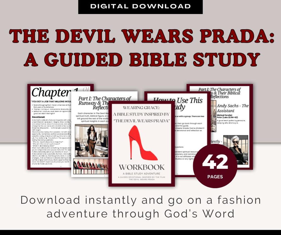 The Devil Wears Prada Guided Bible Study | Faith-based Movie Devotional ...