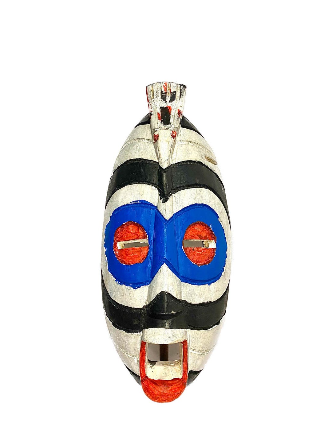 African Grebo Mask Tribal Wall Decor From Liberia Hand Carved Wood Art ...