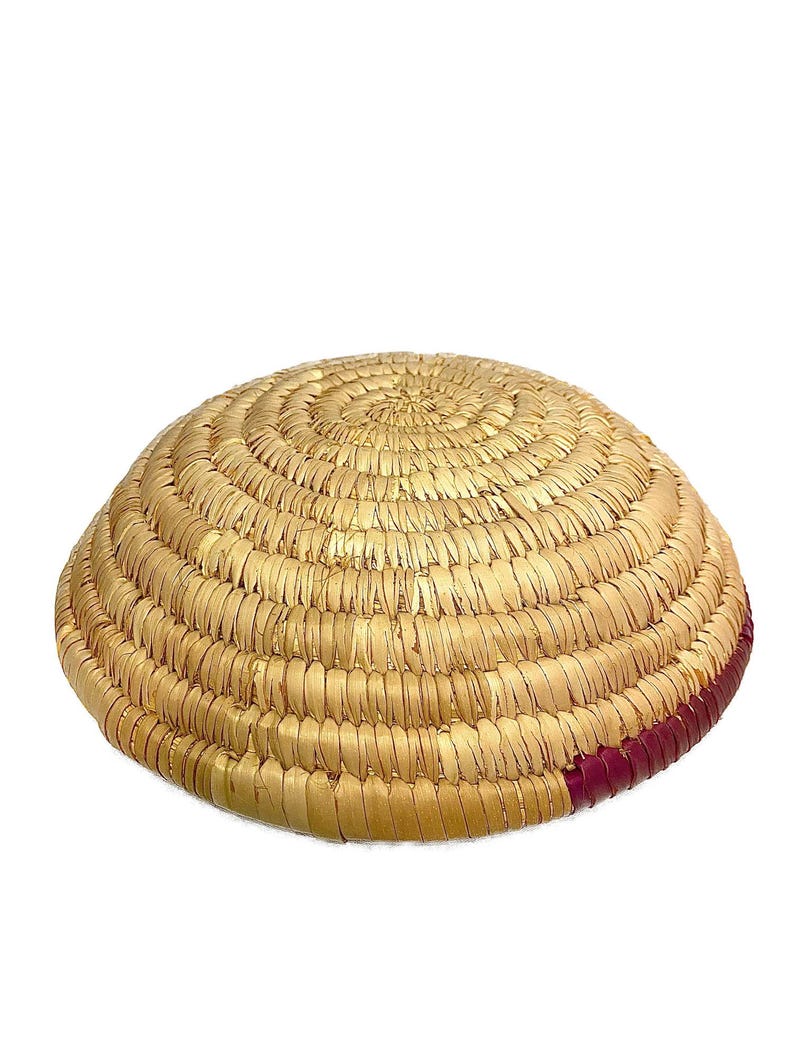 Woven Basket Tray Decor, Natural Fiber Wall Art, Round Handwoven ...