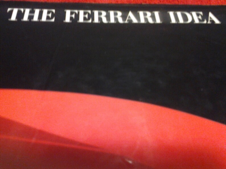 Vintage Classic Car Book Ferrari Auto Sports Car - Etsy