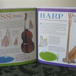 Children's Music Instrument Story Book - Etsy