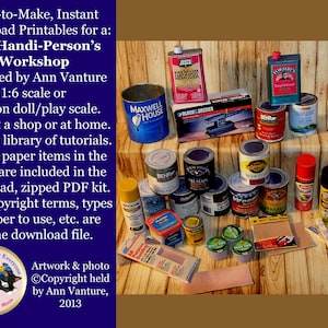 1/6 Scale Paint Can - Etsy UK