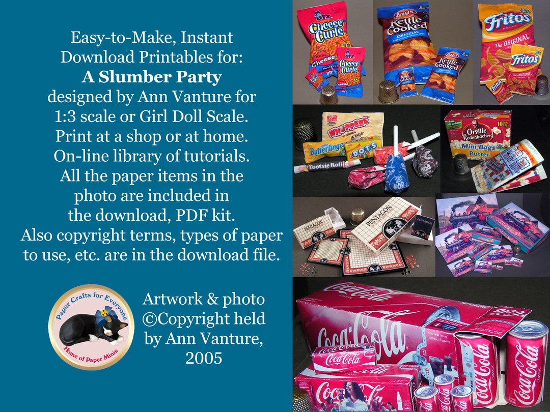 Gdh30 Slumber Party for 1:3 Scale - Etsy